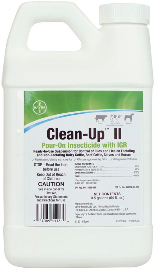 Bayer Clean-Up II Pour-On | High Plains Cattle Supply