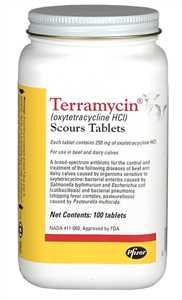 Zoetis Terramycin Scour Tabs 250 ml - High Plains Cattle Supply