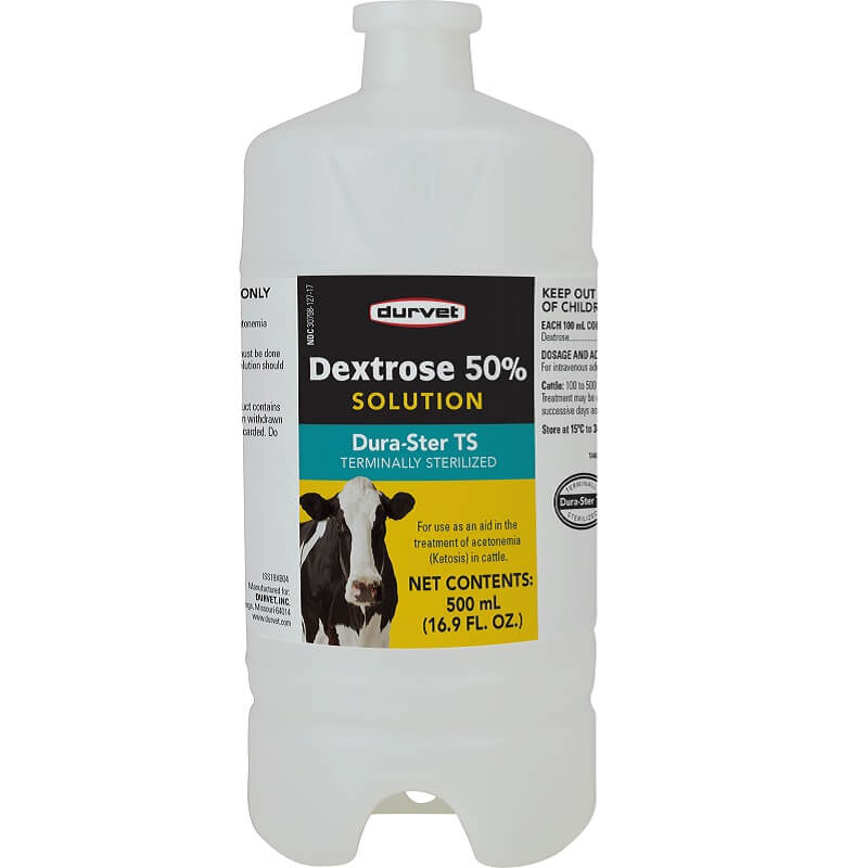 Durvet Dextrose 50% Injectable (500 ml) - High Plains Cattle Supply