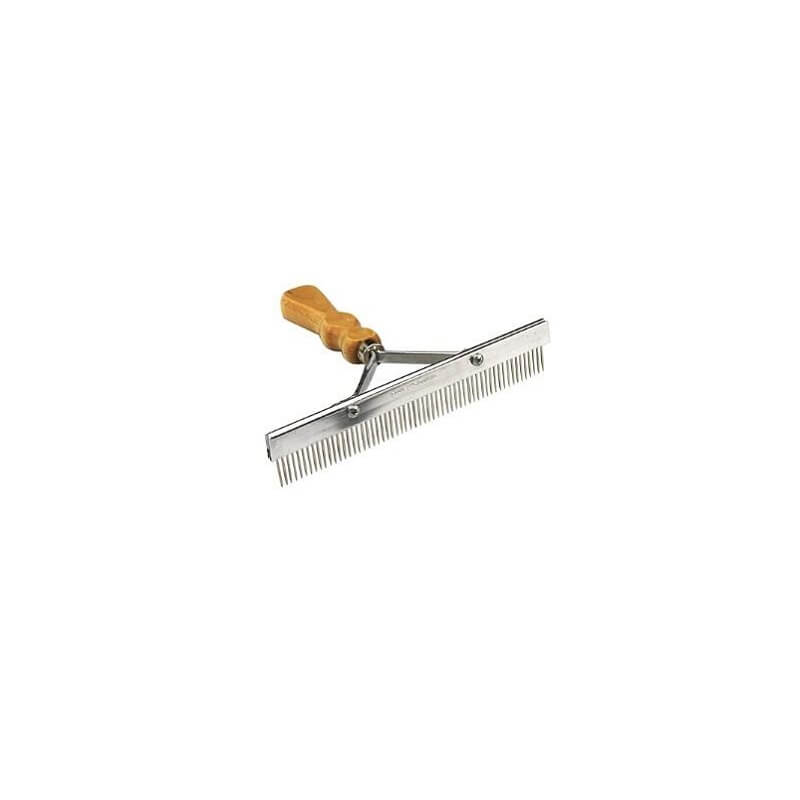 Sullivan-Stone-Comb-with-Wood-Handle - High Plains Cattle Supply