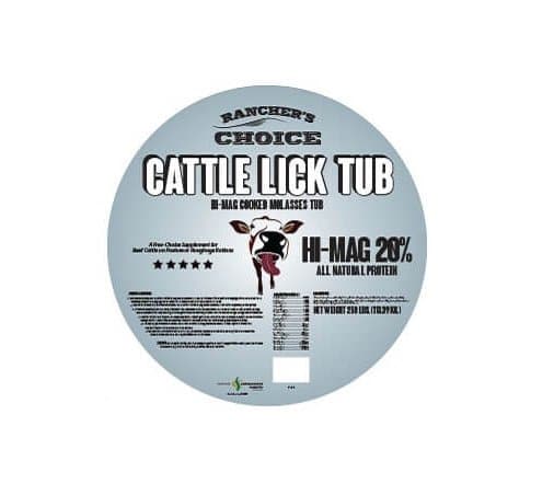 Rancher's Choice 20% Hi-Mag Cooked Molasses Tub (250 lb) - High Plains ...