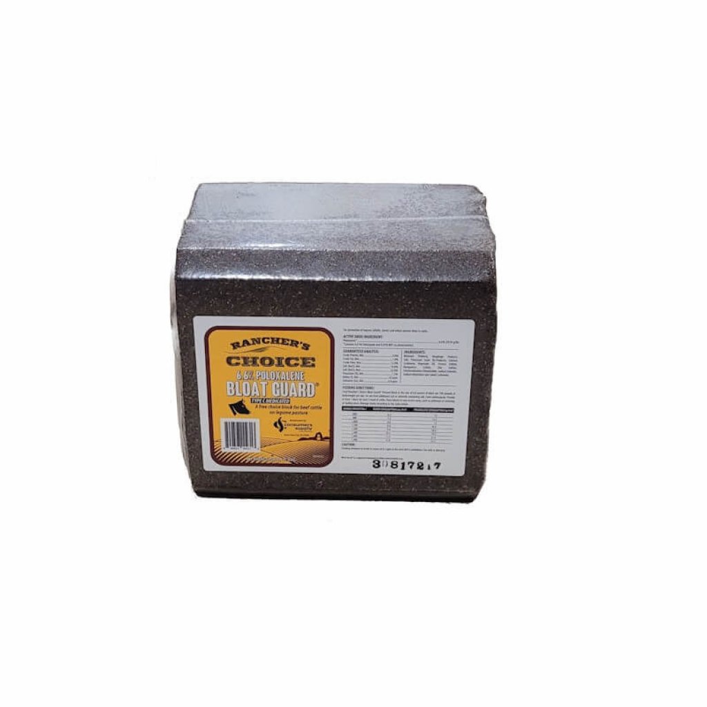 Ranchers Choice Bloat Guard Block (33.3 lb) - High Plains Cattle Supply