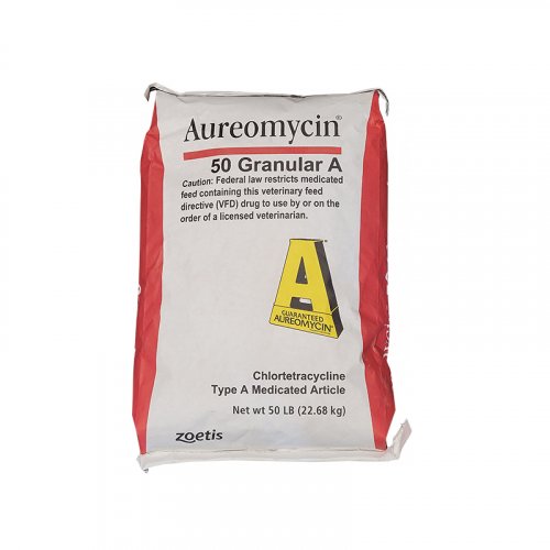 Zoetis Aureomycin 50 Gram Granules (50 lb) - High Plains Cattle Supply